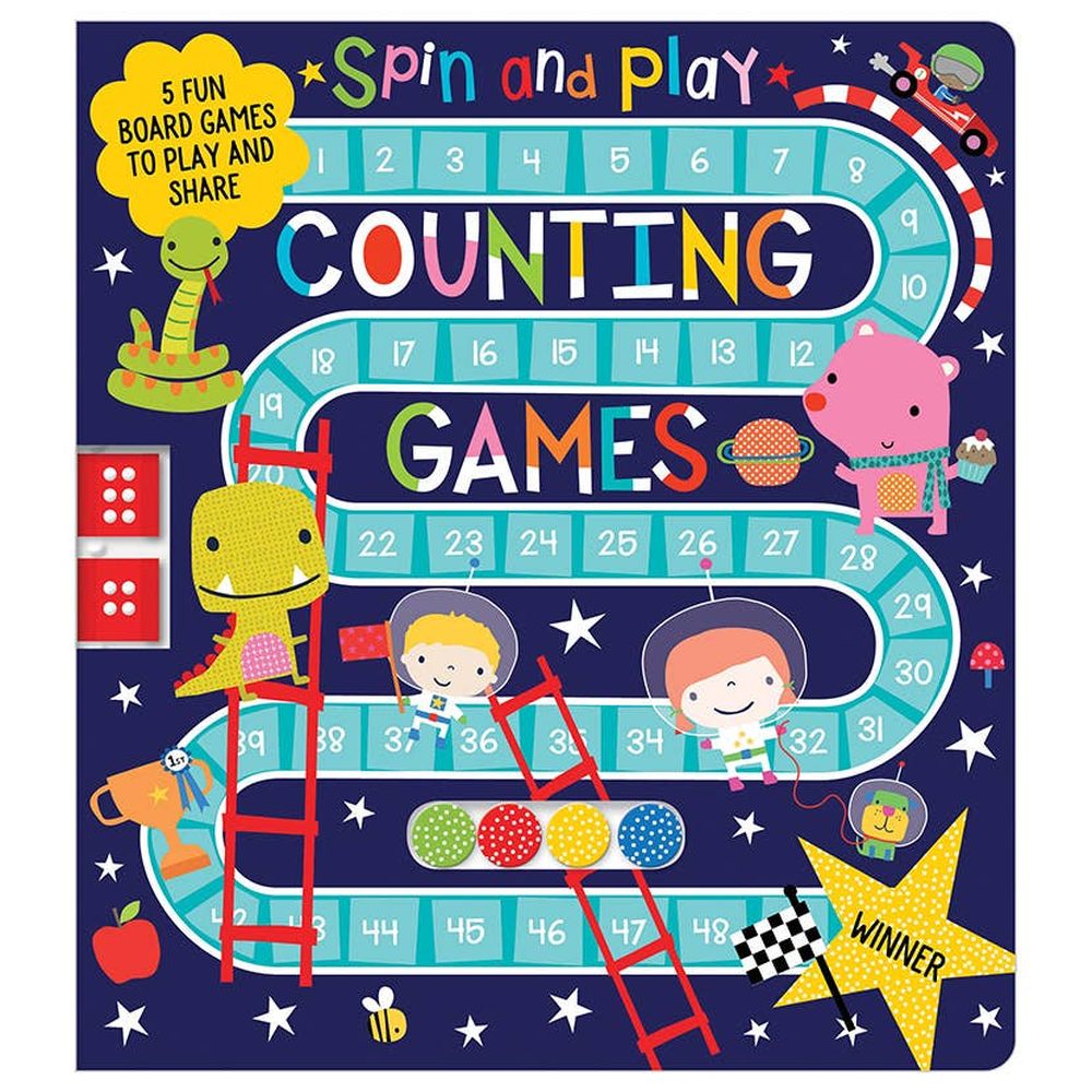 Make Believe Ideas Spin and Play Counting Games
